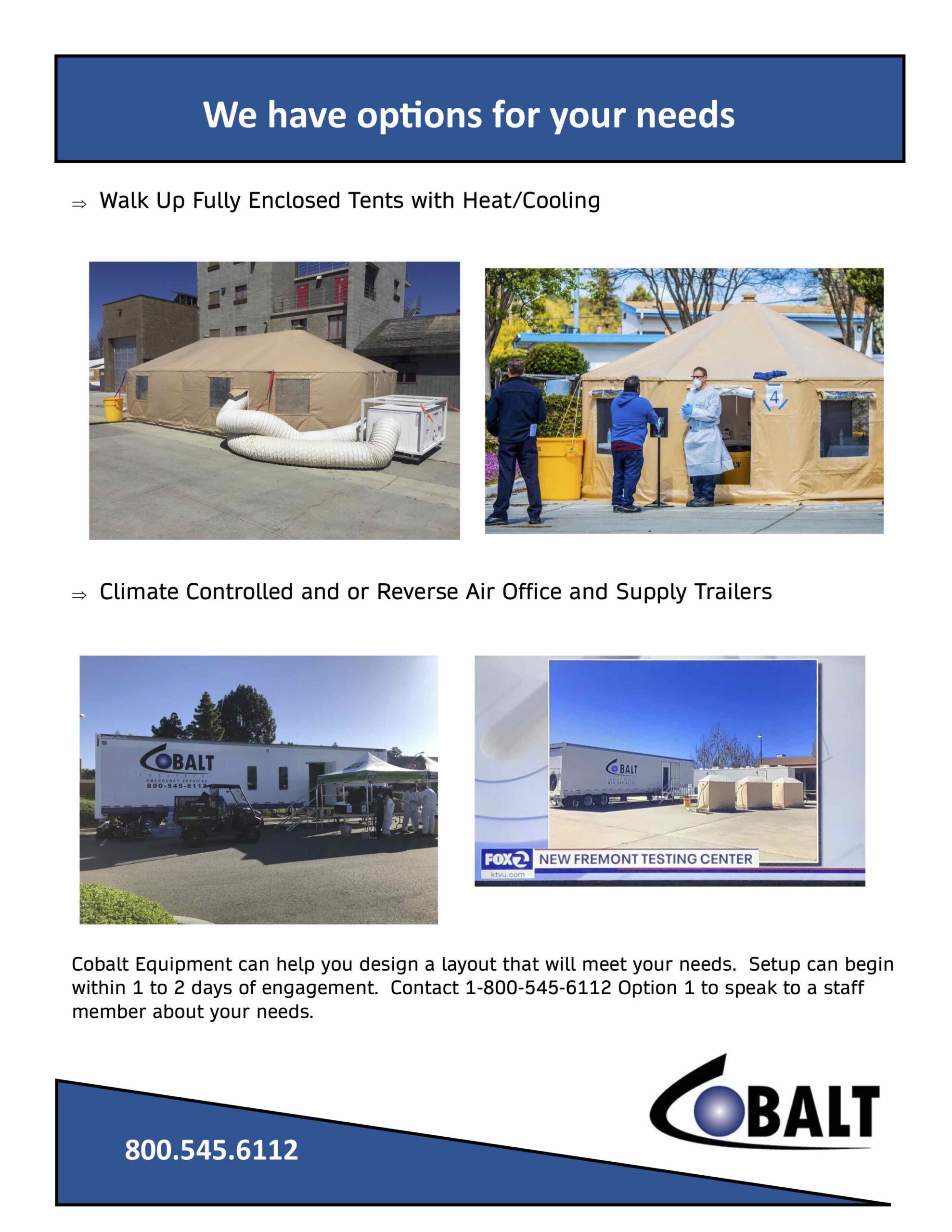 Equipment Rentals | Cobalt Equipment, Inc